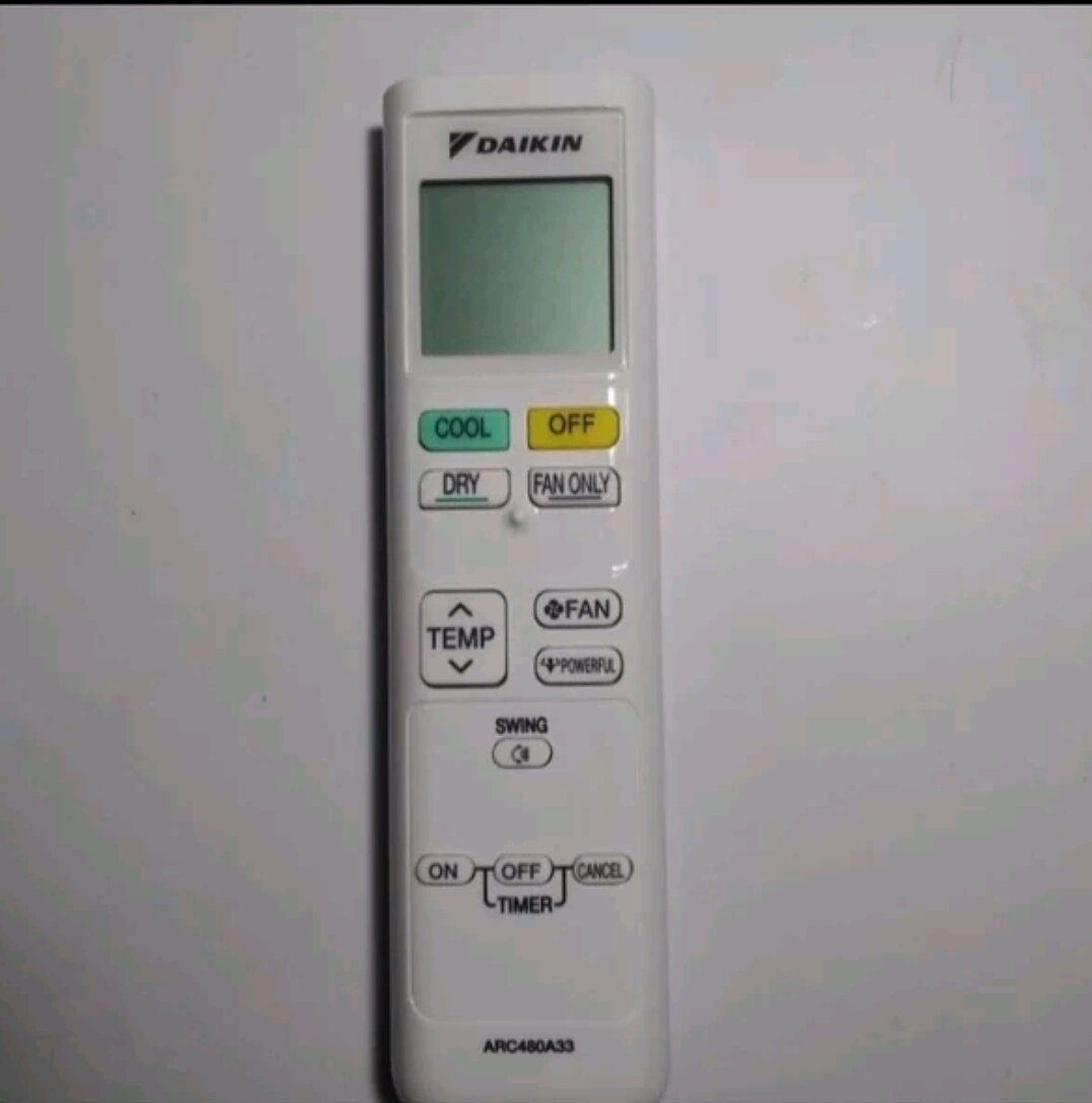 Remote AC Daikin standar Original ARC480A33 | Lazada Indonesia