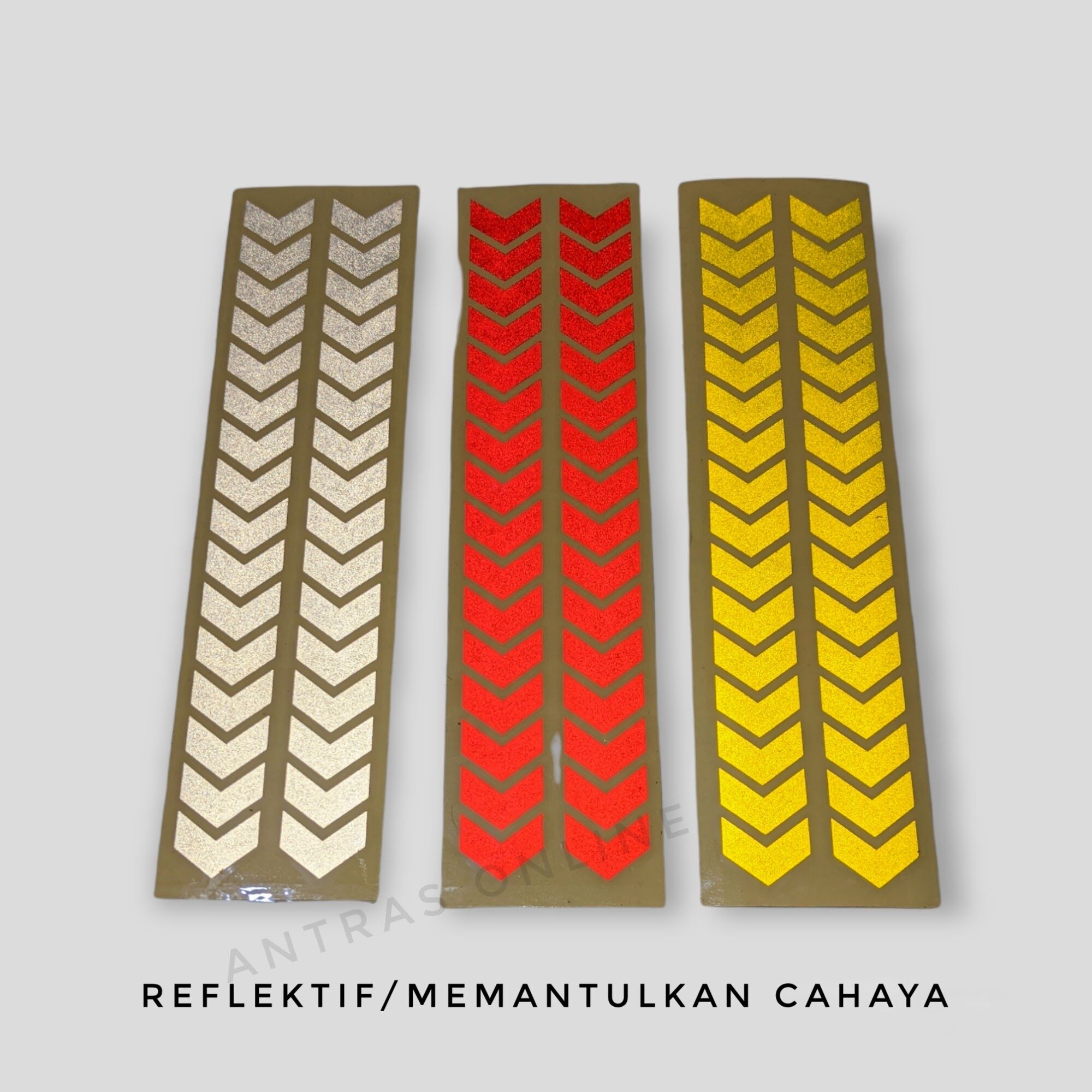 stiker cutting reflektif box motor panah garis polisi - cutting sticker ...