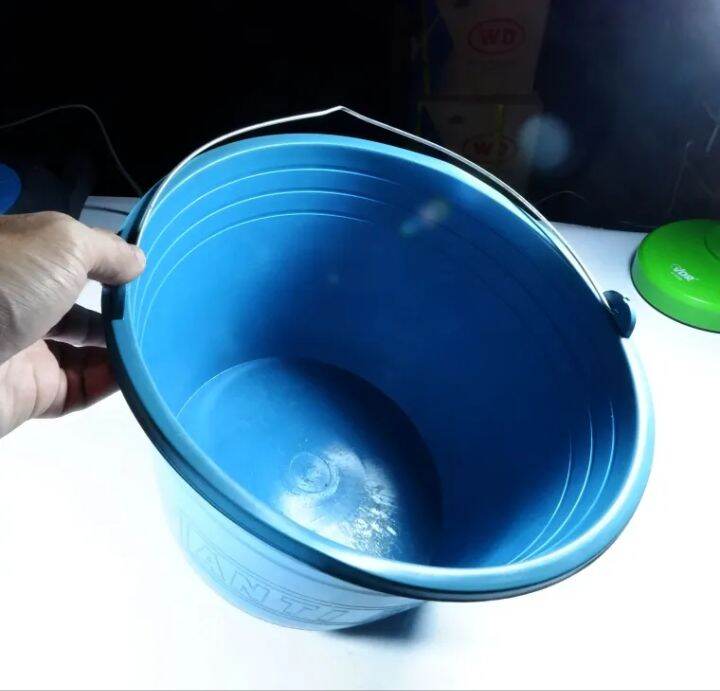 Ember Cor Plastik Hitam Timba Cor 18 Karet Anti Pecah Cap Kuda | Lazada ...