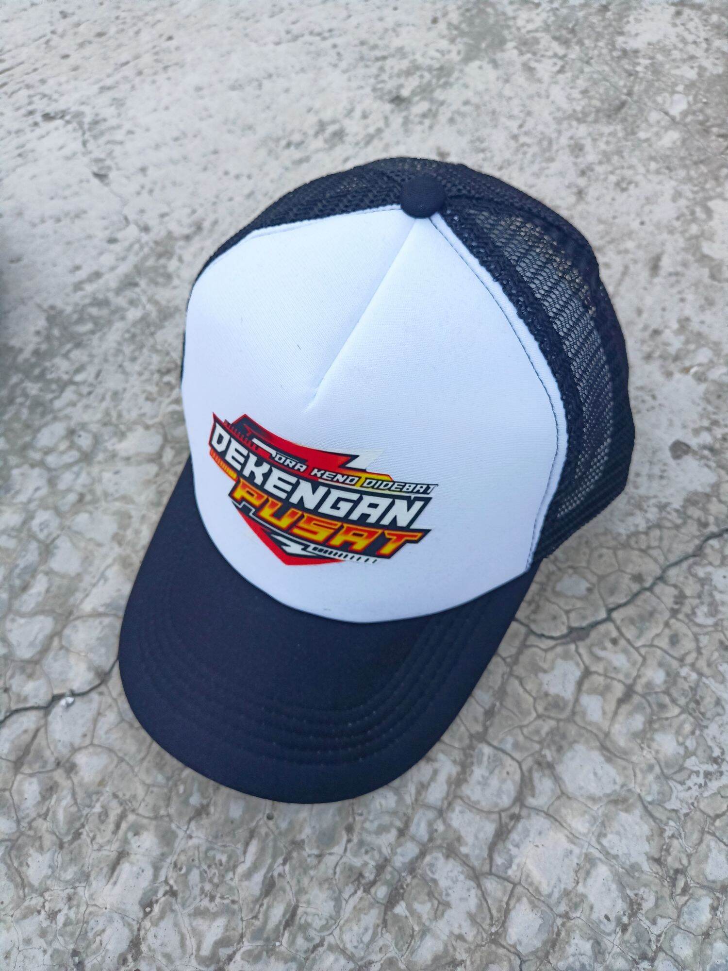 Topi Jaring Pria Dewasa Kece Trucker Sablon DTF Dekengan Pusat Motif ...