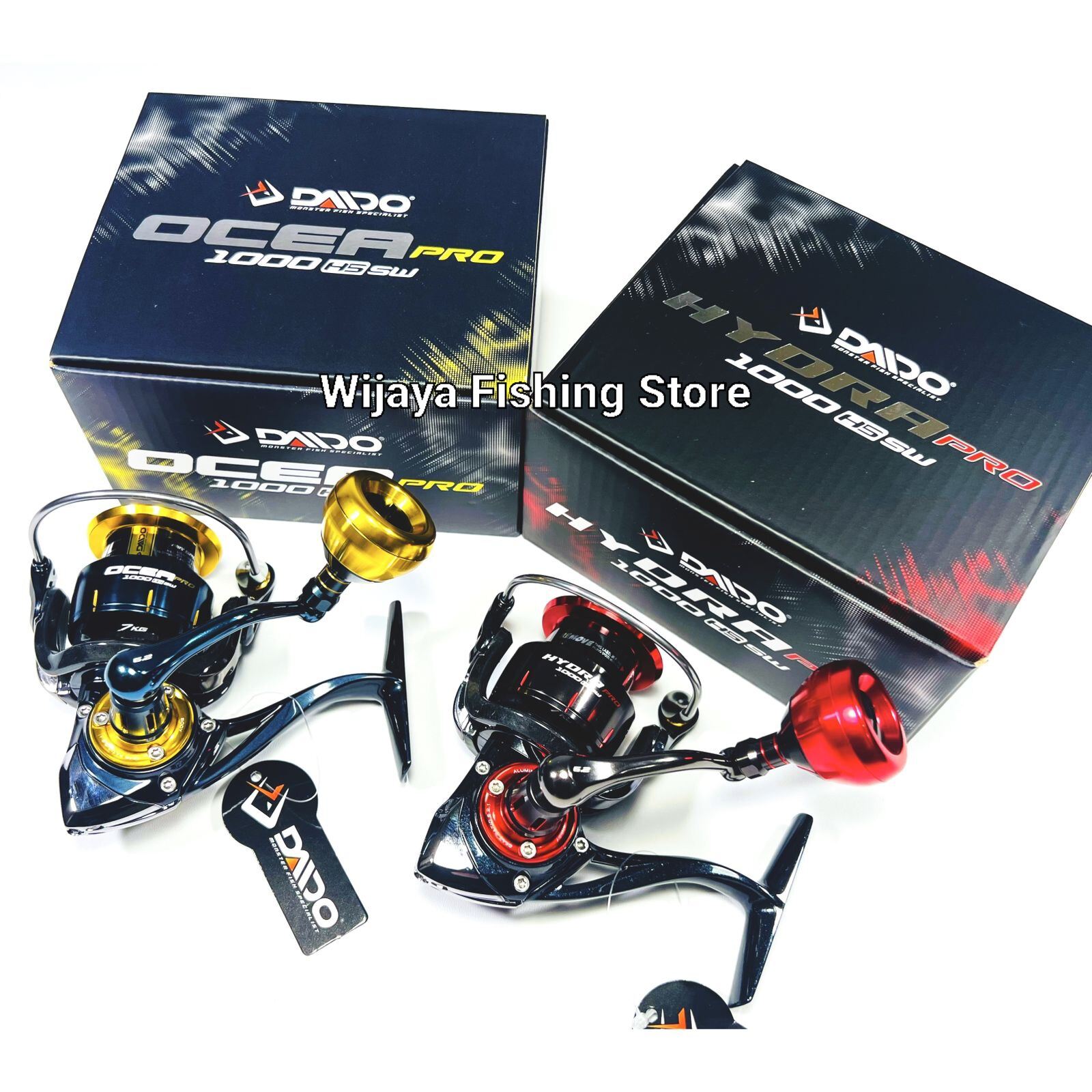 Reel Pancing Daido Ocea Pro Hydra Pro SW 1000 2000 3000 4000 5000 ...
