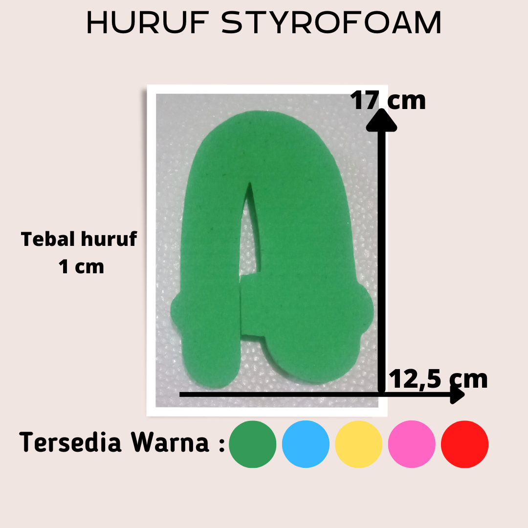 HURUF STYROFOAM CUSTOM | STYROFOAM HURUF | Lazada Indonesia