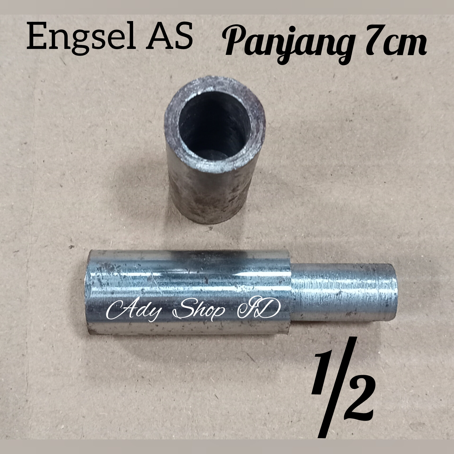 Engsel As ukuran ½ panjang 7cm, komponen pintu besi | Lazada Indonesia