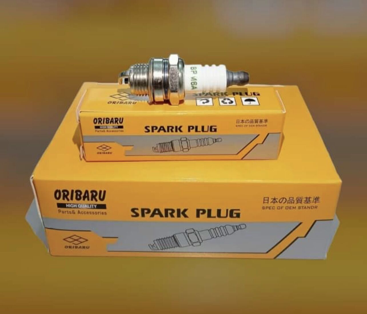 BUSI PENDEK SPARK PLUG MINI TRAIL MESIN POTONG RUMPUT BPM6A | Lazada ...