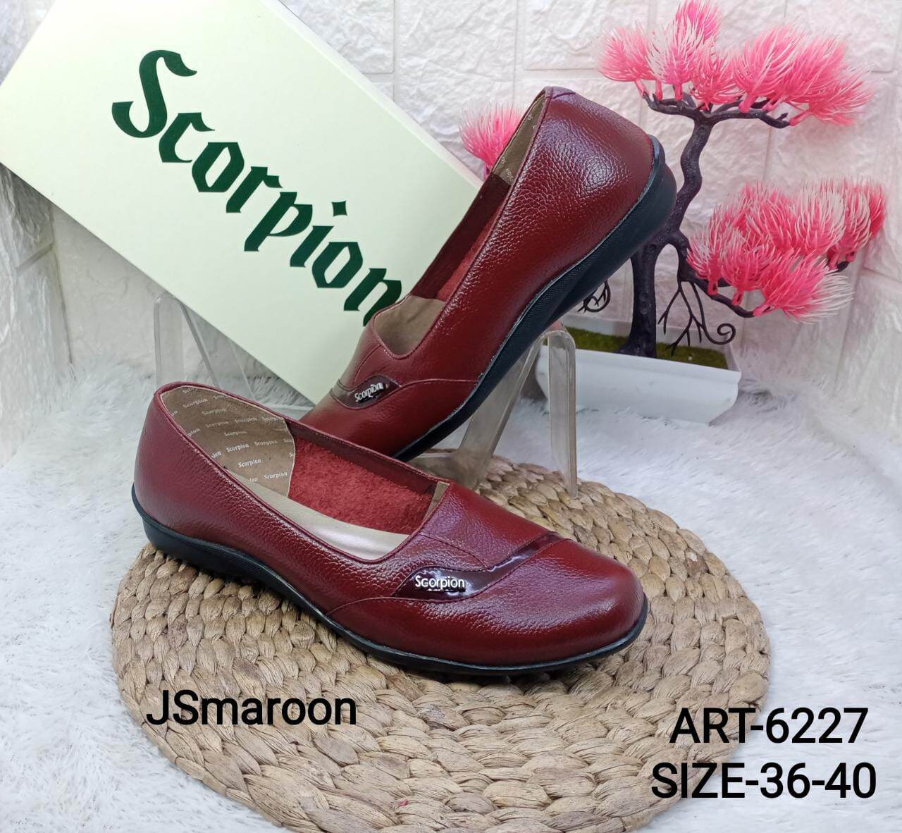 SEPATU KULIT WANITA KERJA FORMAL SCORPION 6227 | Lazada Indonesia
