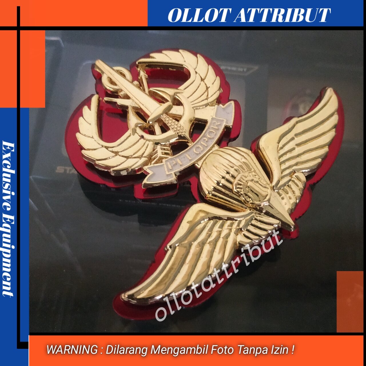 WING PELOPOR PENERJUN BRIMOB | PIN PELOPOR PENERJUN POLRI | Lazada ...