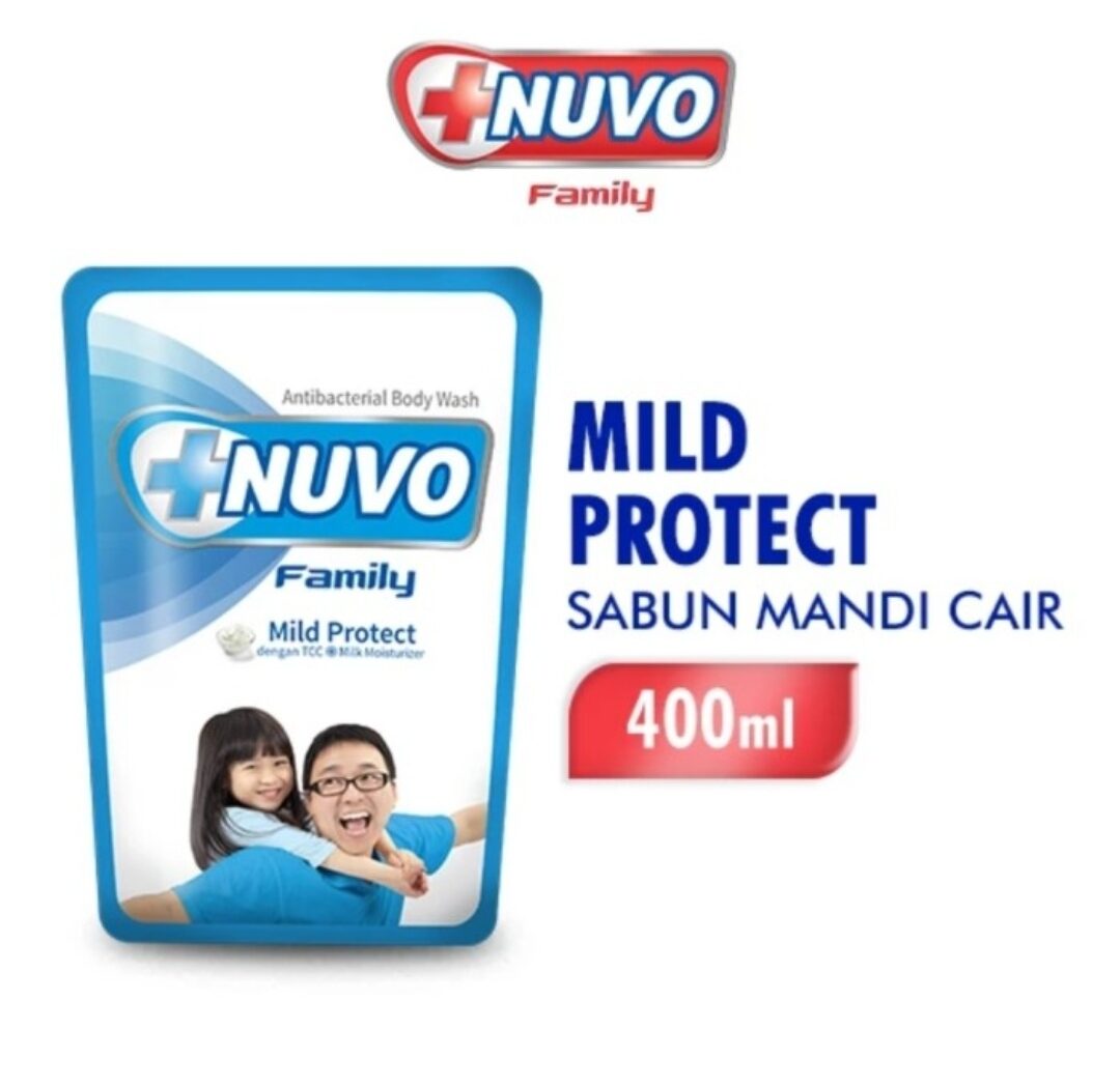 Nuvo Family Antibacterial Body Wash Mild Protect Sabun Cair 400ml ...