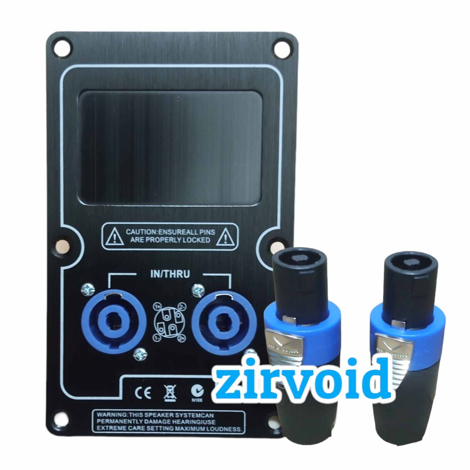 PLAT ALUMUNIUM PLAT BOX SPEAKER INPUT OUTPUT SET | Lazada Indonesia