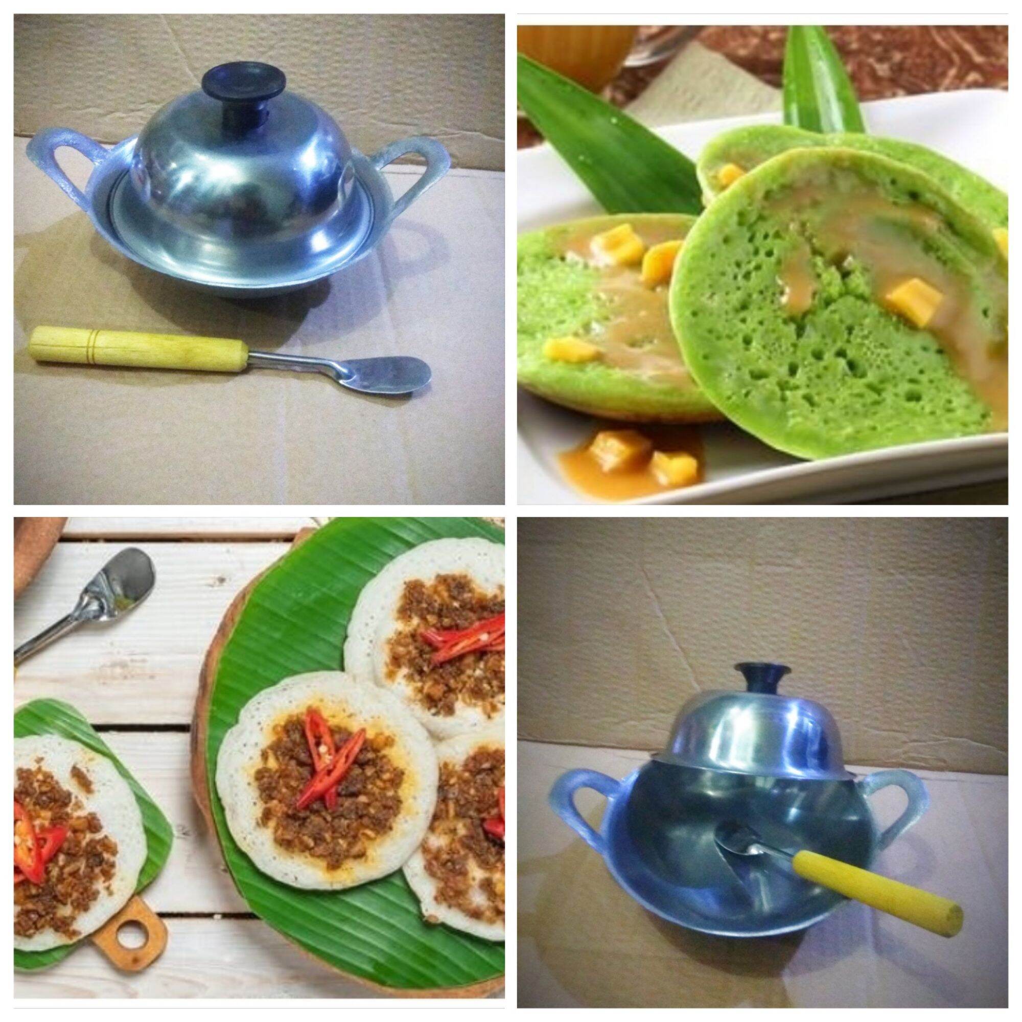 WAJAN KUE SURABI NO 7 / KUE APE fullset (wajan,tutup & sodet) | Lazada ...