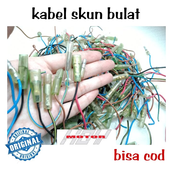 kabel skun sekun bulat bulet original originil | Lazada Indonesia
