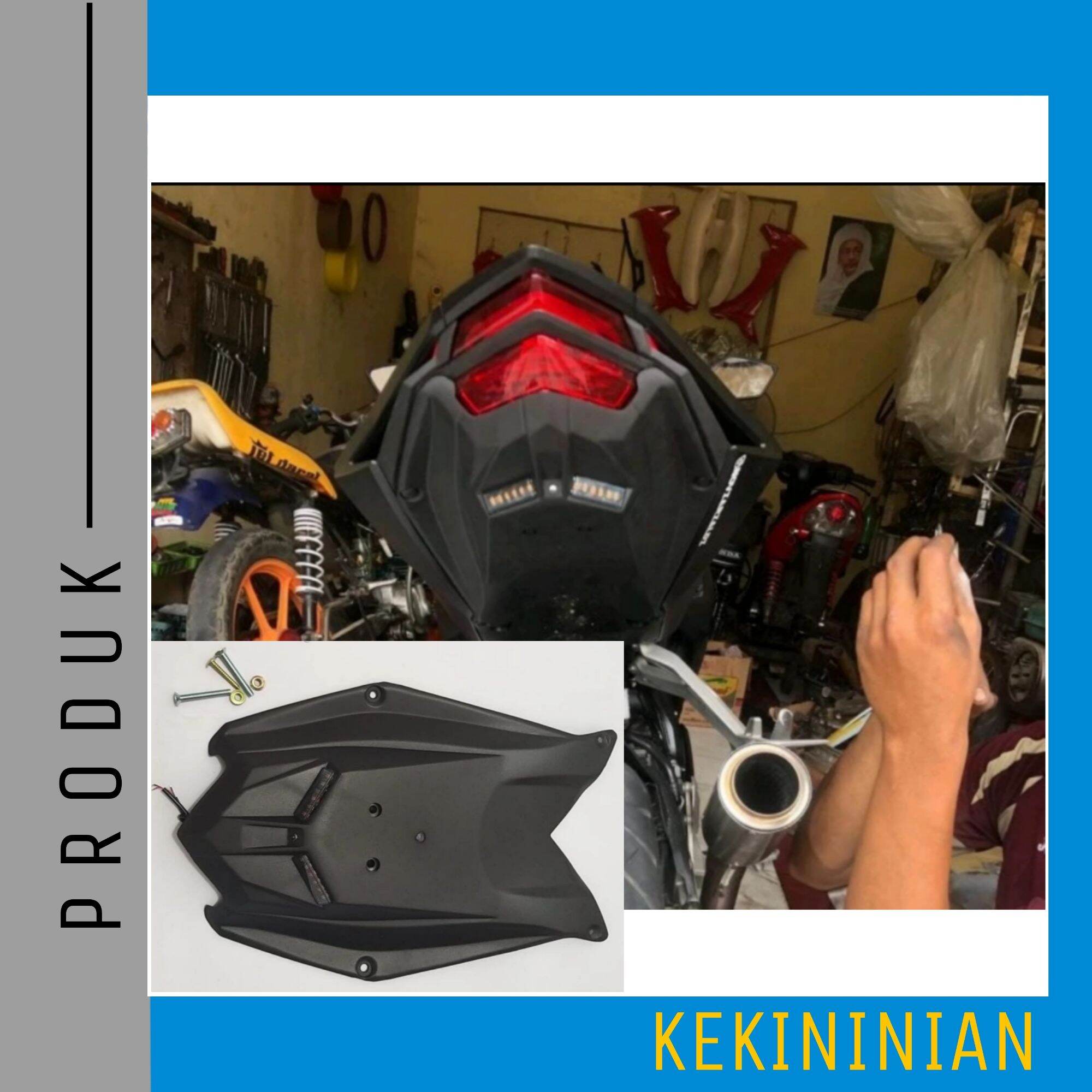 Fender Fander Undertail Honda CBR 250RR Sporty MHR Plus Lampu Sein Senja | Lazada Indonesia