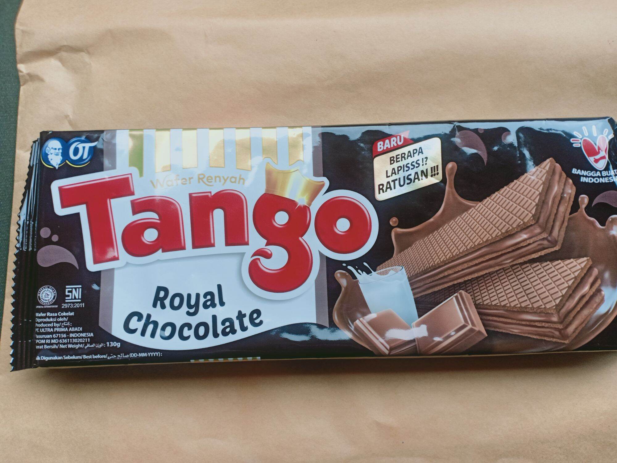 TANGGO WAFER RENYAH RASA COKLAT 130 Gr | Lazada Indonesia