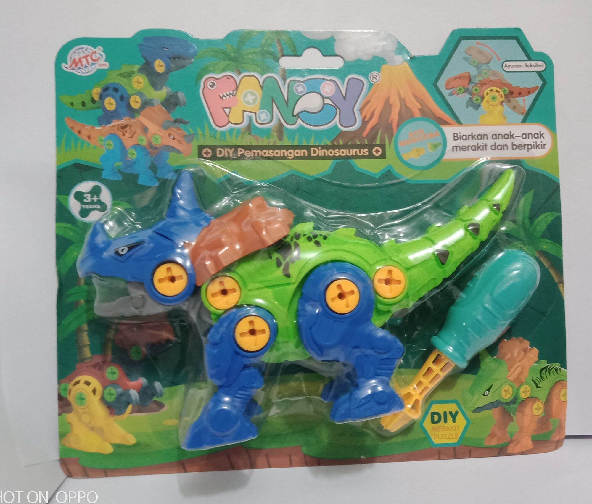 MAINAN DIY PEMASANGAN DINOSAURUS DIY MERAKIT FANCY MC459-A | Lazada ...