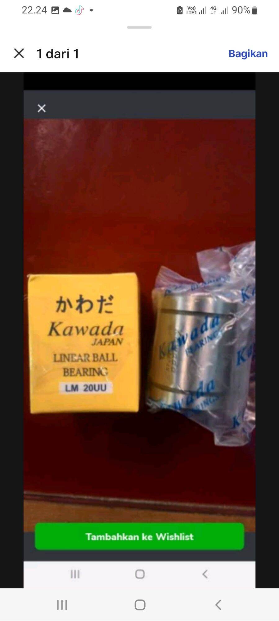 Bearing Linear LM 20 UU KAWADA | Lazada Indonesia