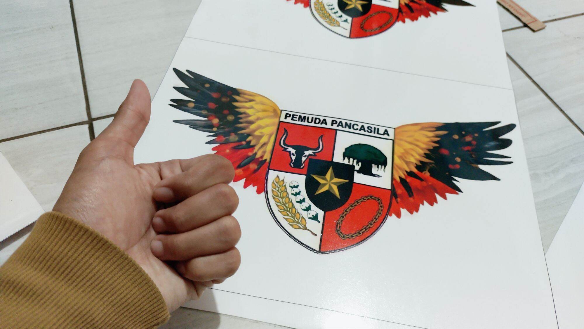 PP LOGO JUMBO 32×24 CM | STIKER PEMUDA PANCASILA | Lazada Indonesia