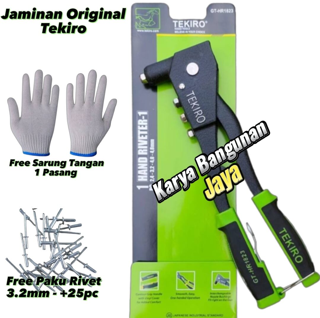 HAND RIVETER TEKIRO GT-HR1823/TANG RIVET/TANG RIPET/TANG PENGENCANG ...