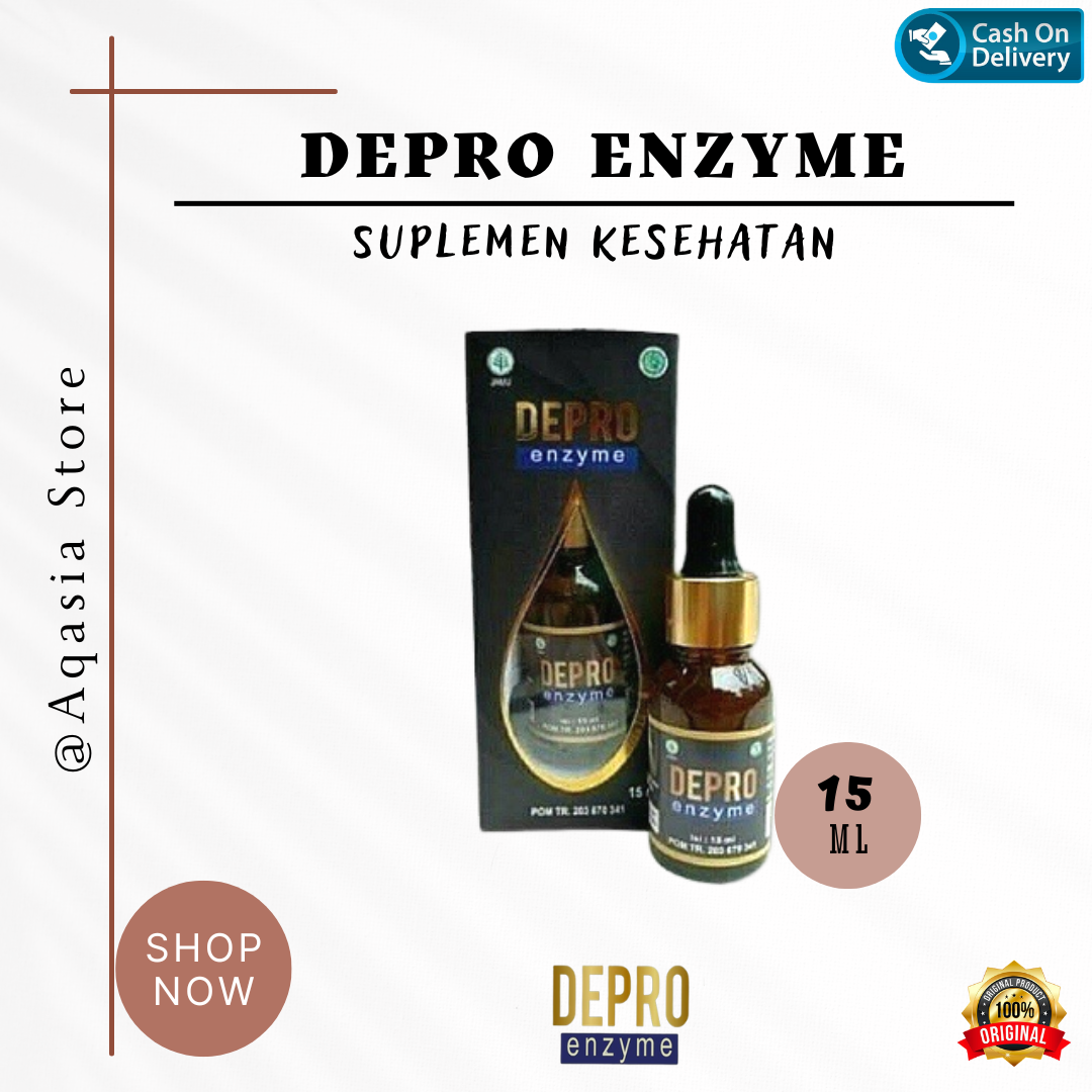 (COD) Depro Enzyme Obat tetes untuk kesehatan/ Depro Enzyme 15ml ...