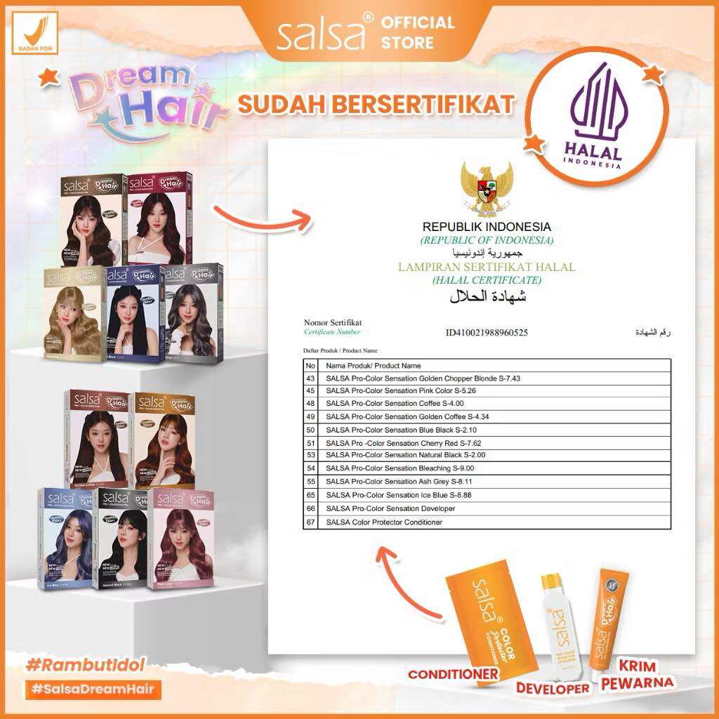 SALSA Hair Color - Cat Semir Rambut | Lazada Indonesia