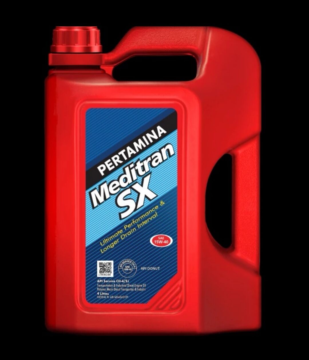 OLI PERTAMINA MEDITRAN SX SAE 15W-40 KEMASAN 4 LITER SAE 15W40 OLIE ...