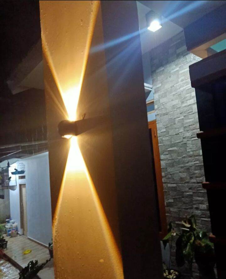 Lampu hias dinding outdor minimalis 2 arah,dekorasi tembok, sudut ruang ...