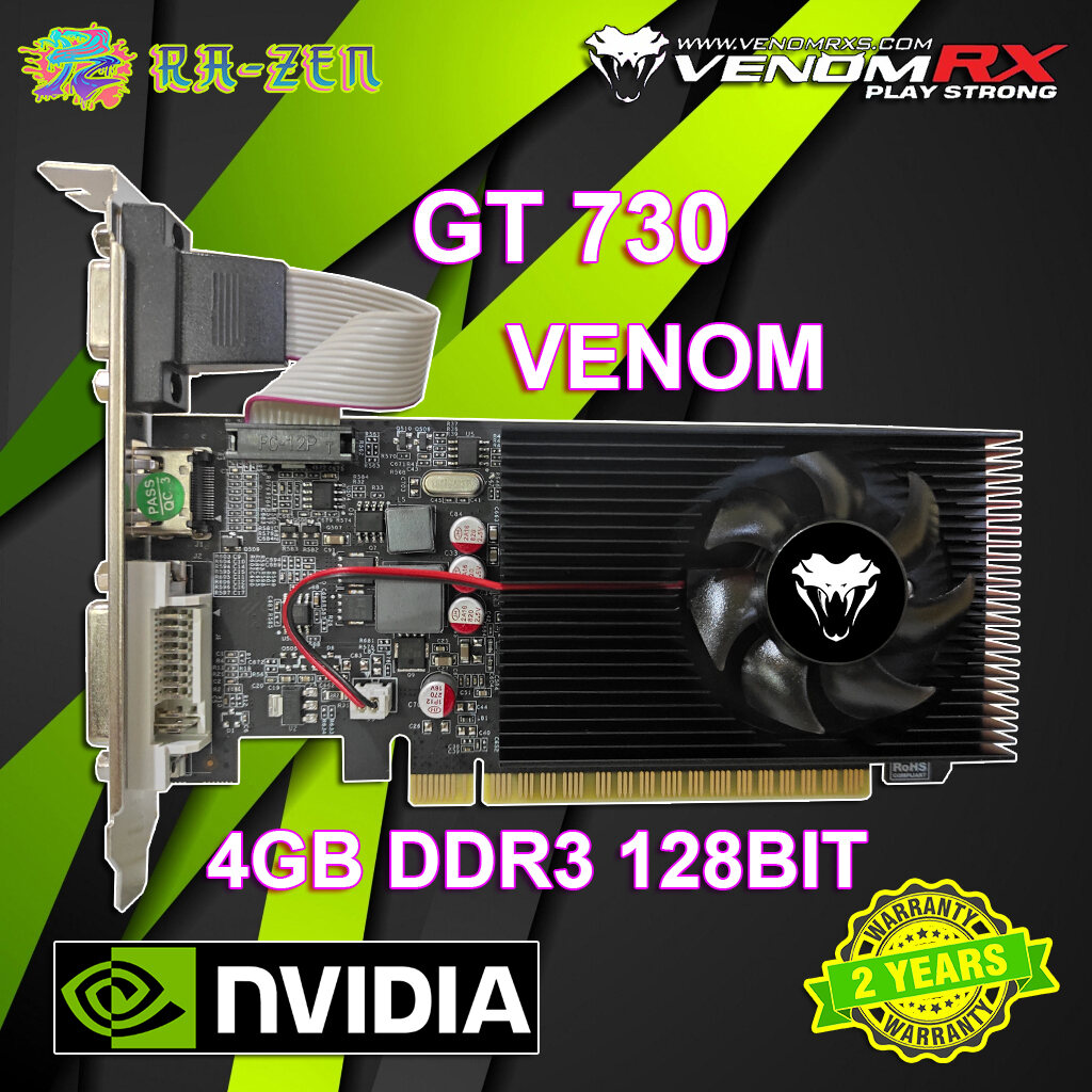 Vga VenomRx Nvidia Gt730 4Gb 128Bit Ddr3 | Lazada Indonesia