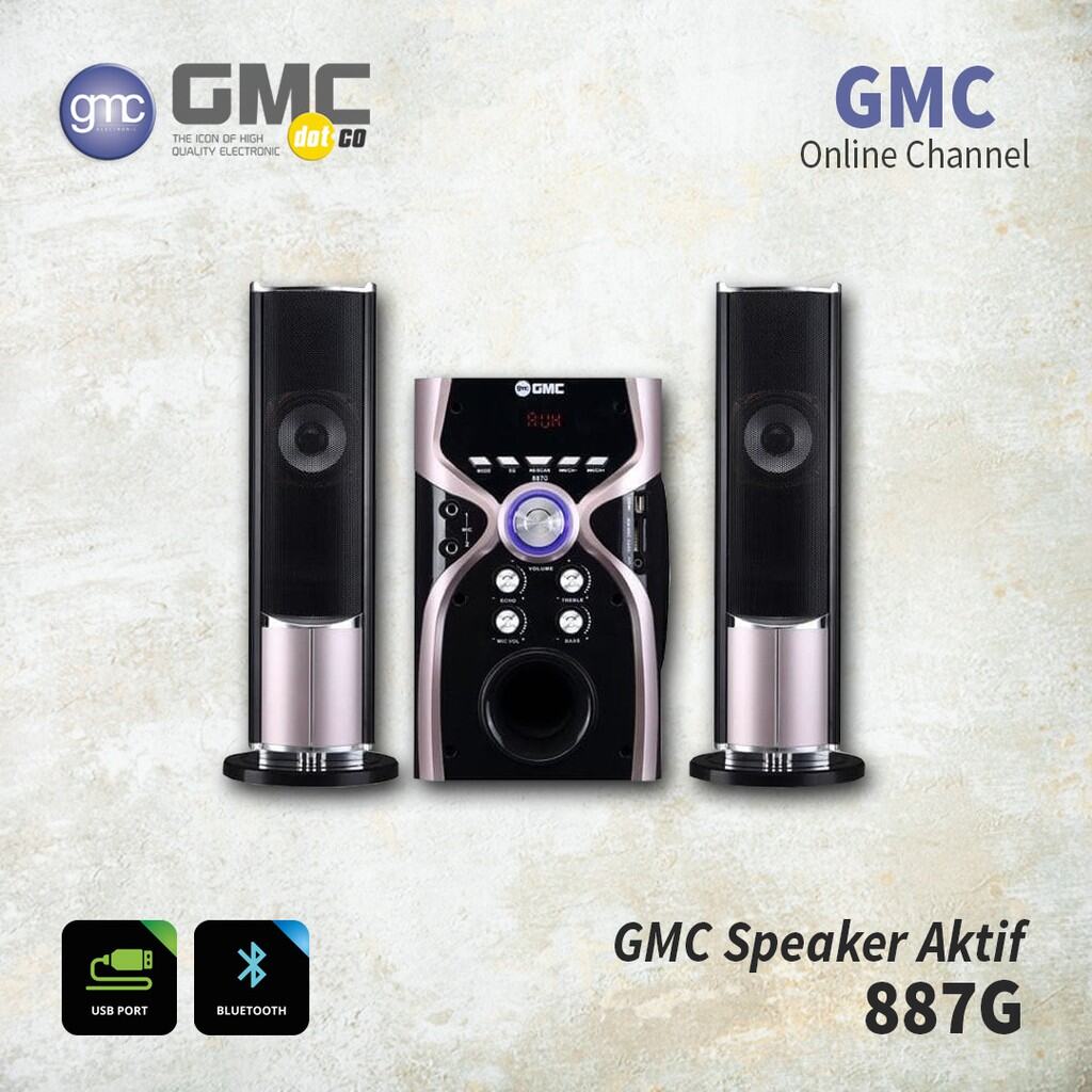 GMC SPEAKER MULTIMEDIA BLUETOOTH 887G | Lazada Indonesia