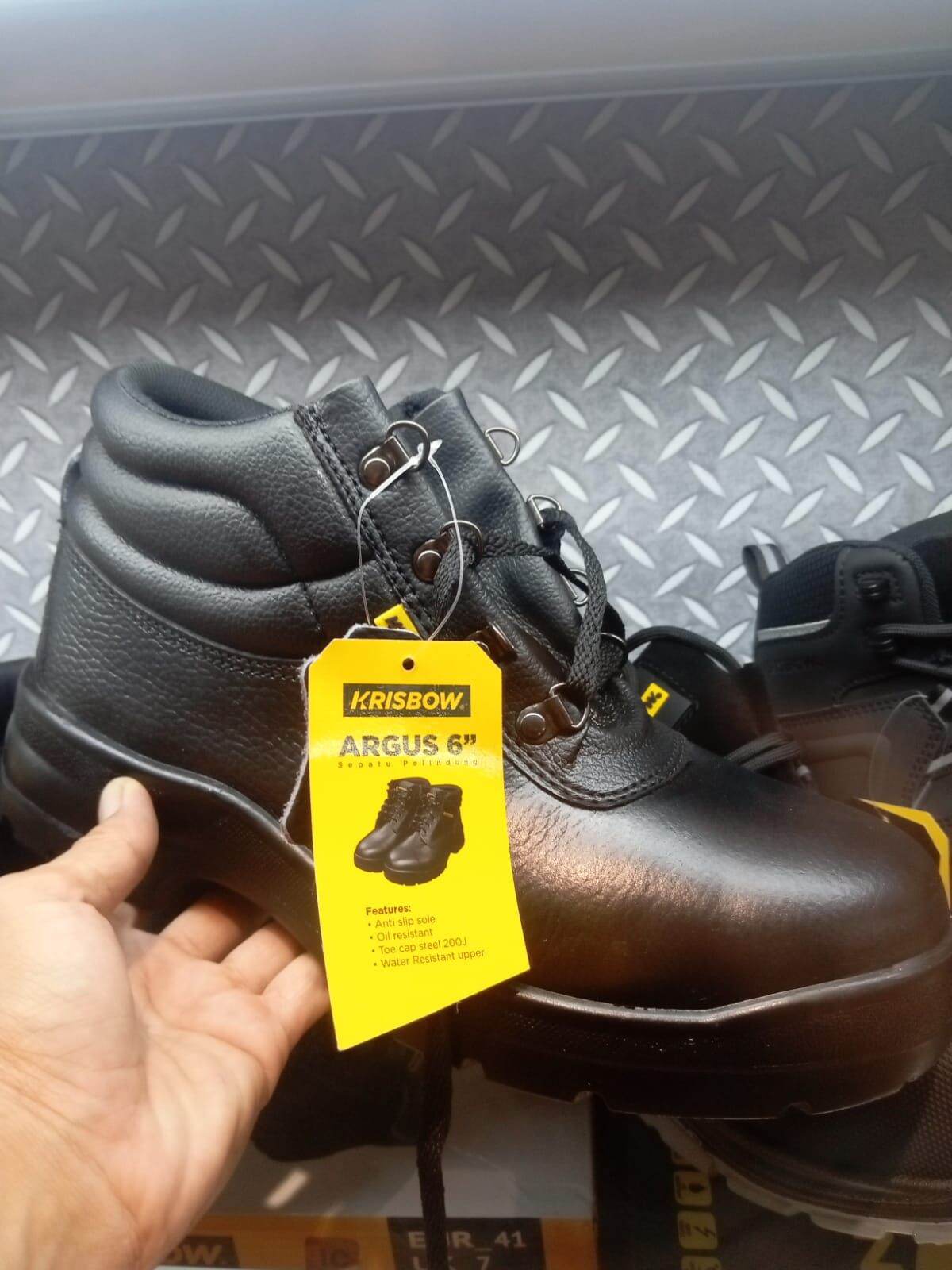 Safety Shoes / Sepatu Pengaman Argus 6inc - Krisbow Original 100% ...