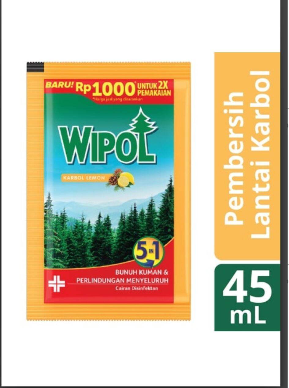wipol lemon saset harga per 6picid | Lazada Indonesia