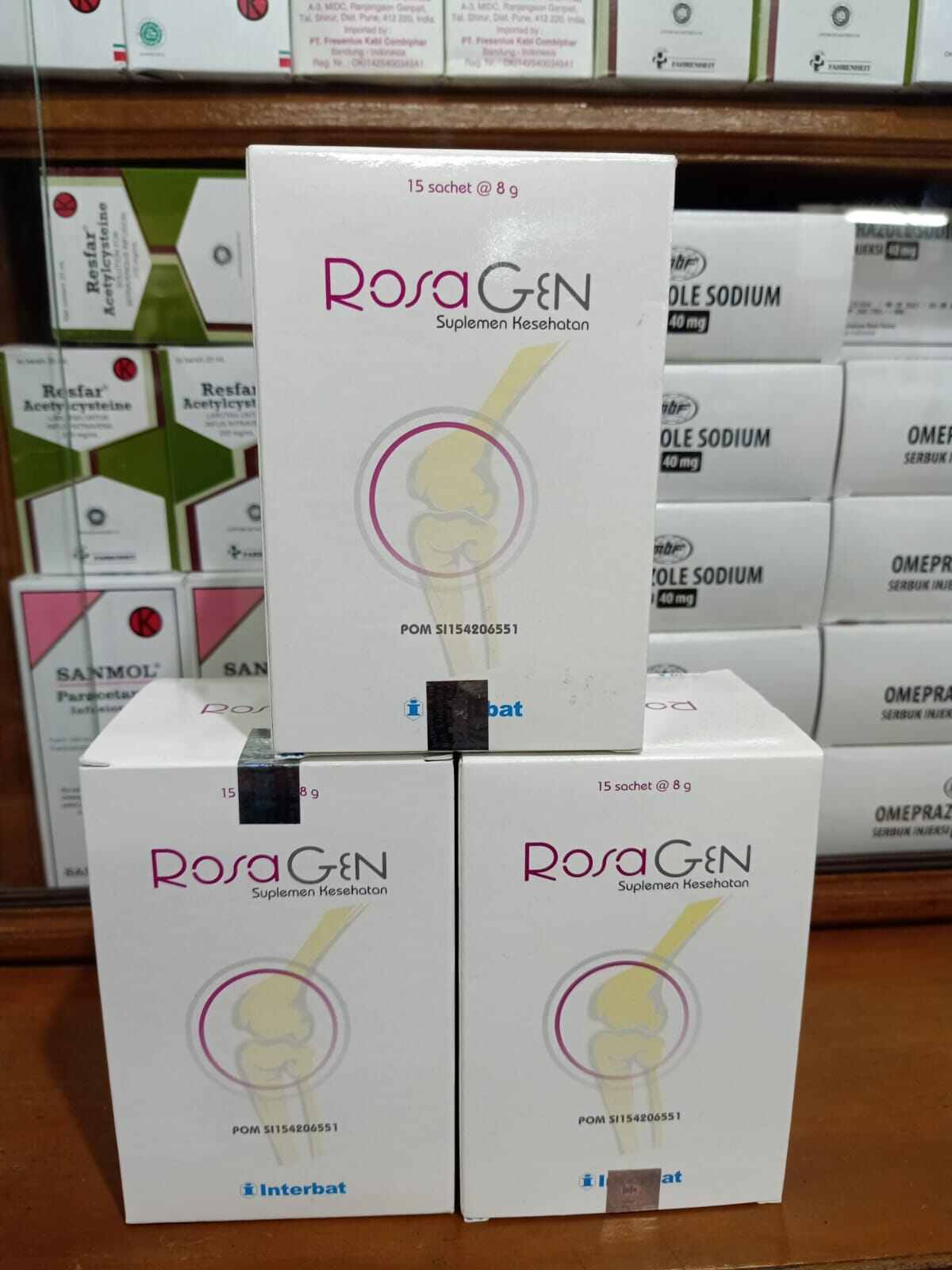Rosa Gen box isi 15 sachet ( memelihara kesehatan sendi ) | Lazada ...