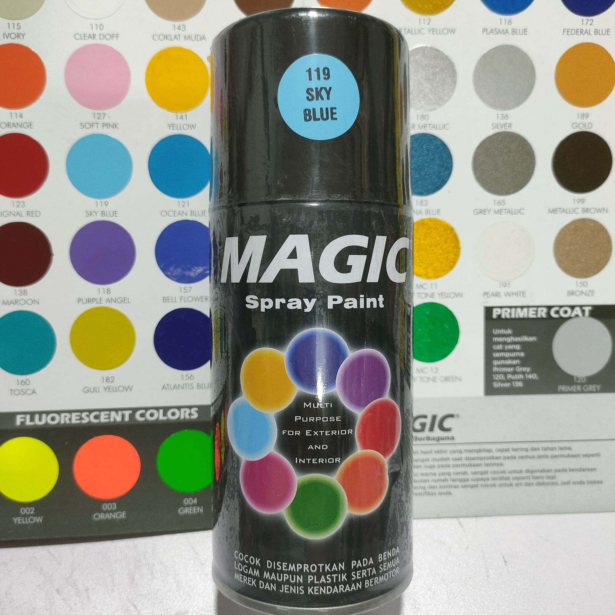 Magic Spray Paint Pilox Pilok Magic 300cc Ready Berbagai Varian Warna ...