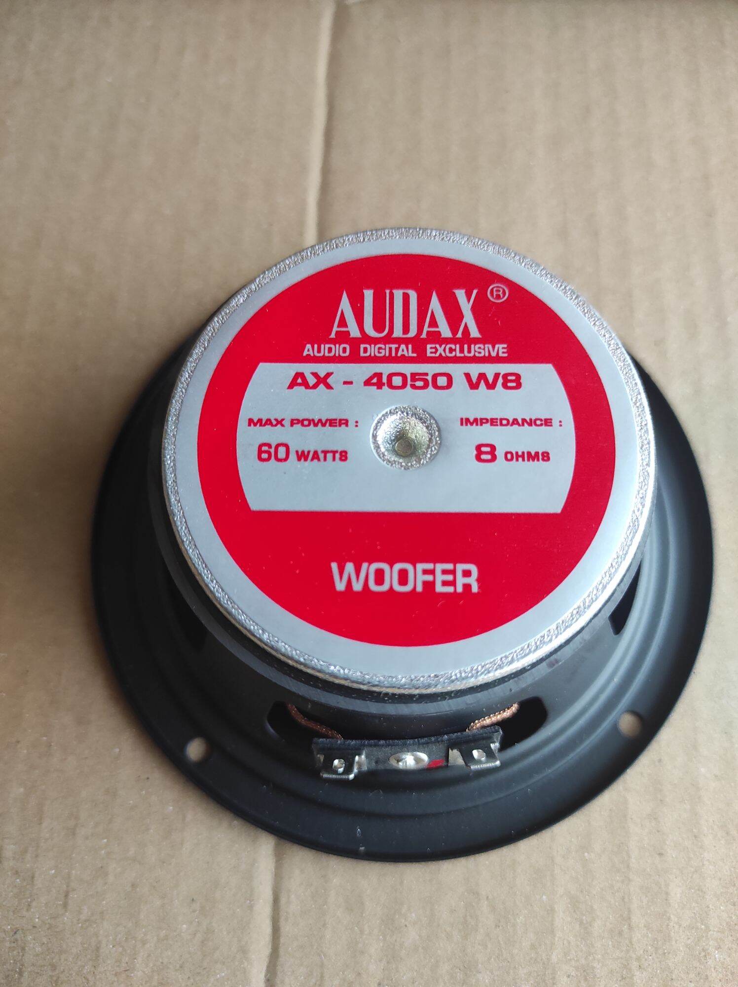 AUDAX AX 4050 W8 SPEAKER 4INCH SPIKER 4" SPEAKER WOOFER 4IN AUDAX 60 ...