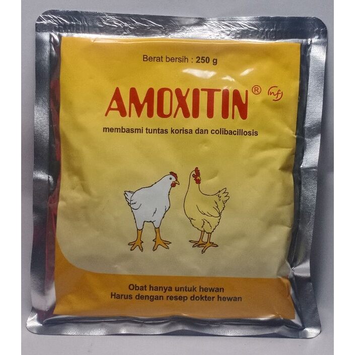 Obat Ayam Korisa dan Colibacillosis Amoxitin 250 gr | Lazada Indonesia