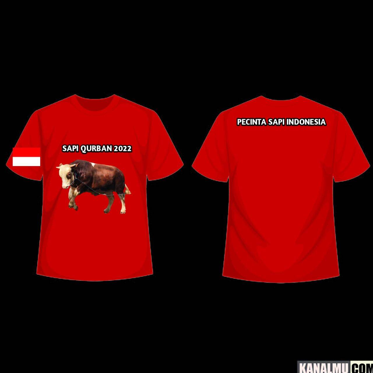 KAOS SAPI// KAOS SAPI QURBAN// BISA REQUEST GAMBAR | Lazada Indonesia