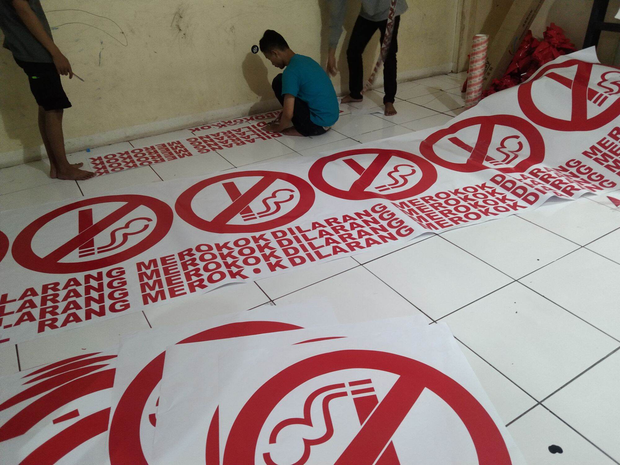 CETAK STIKER CUTTING STICKER CUSTOM/UK ½ METER/ORACAL | Lazada Indonesia