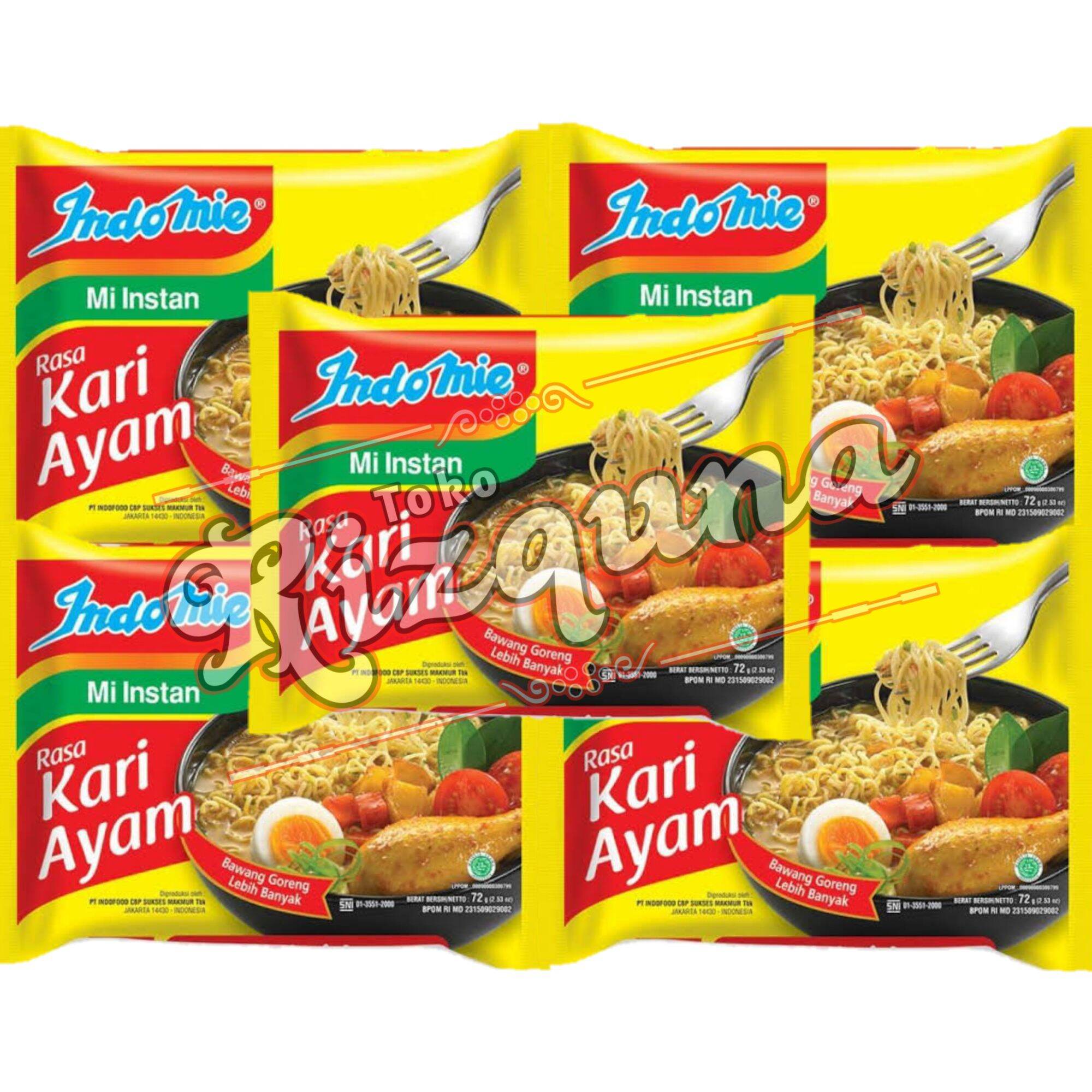 Indomie Kari Ayam 72gr | Harga per 5 pcs | Lazada Indonesia
