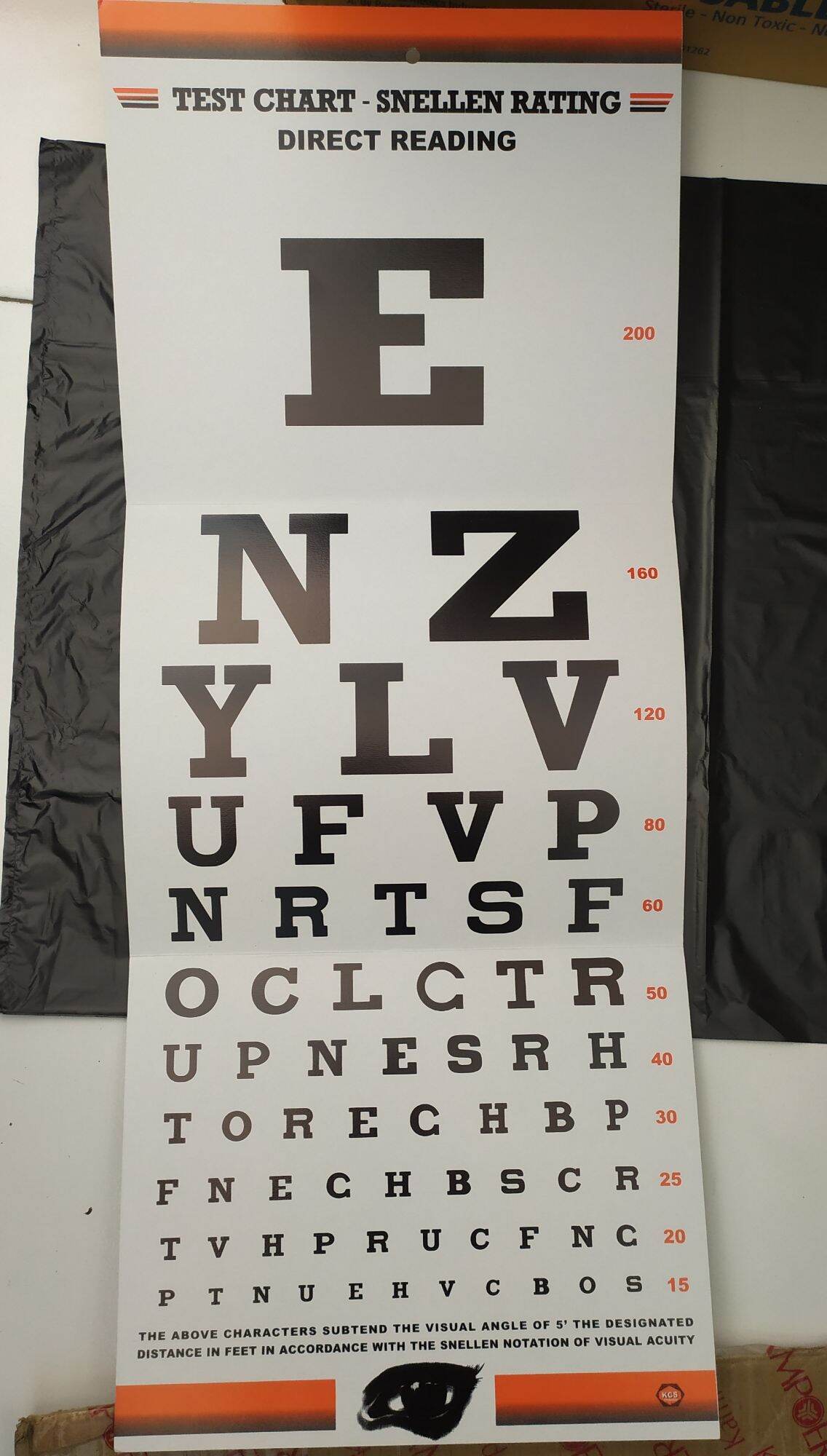 SNELLEN CHART TES MATA | Lazada Indonesia