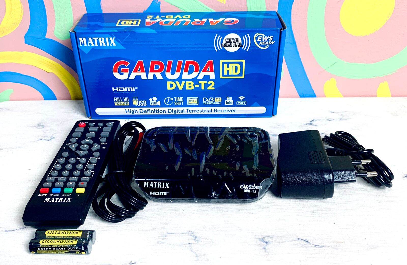 Set Top Box Received STB DVB T2 Matrix Garuda HD GARANSI RESMI (READY ...