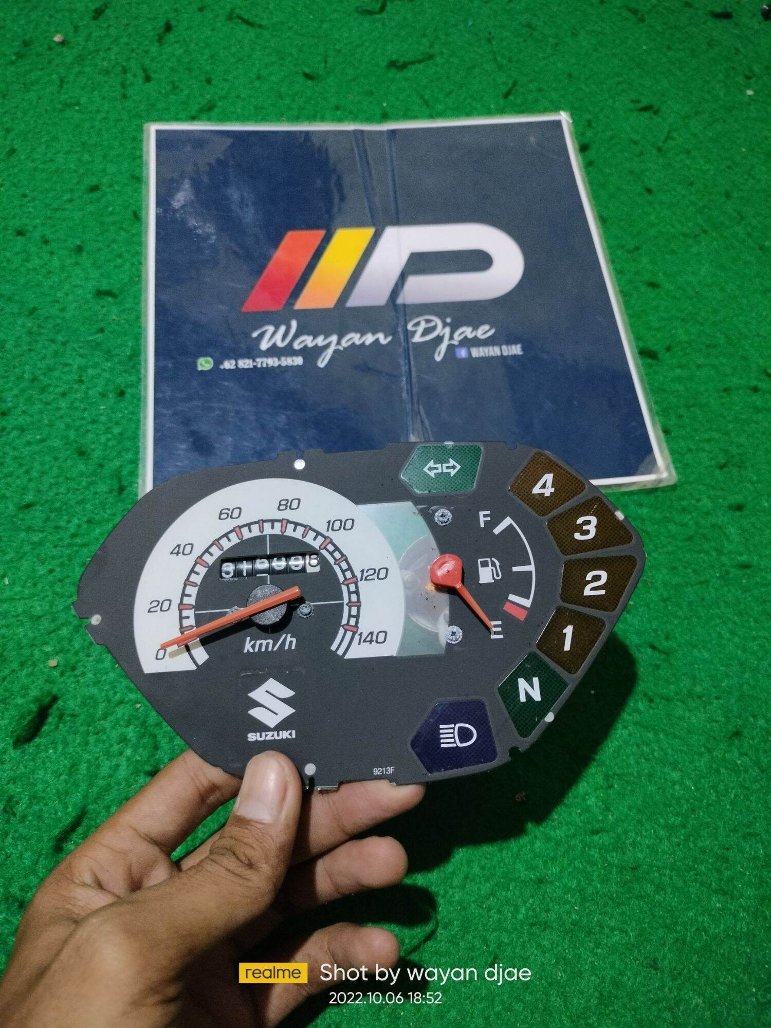 Mesin set papan layar indikator speedometer Suzuki smash Titan original ...