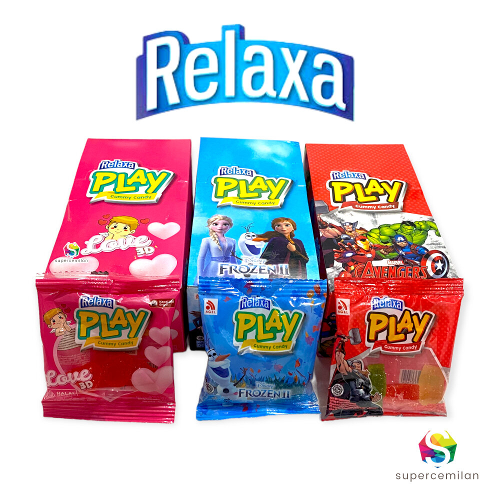 Relaxa Play Love Box Candy 12pc/box-Permen Relaxa Fun Play Gummy Jelly ...