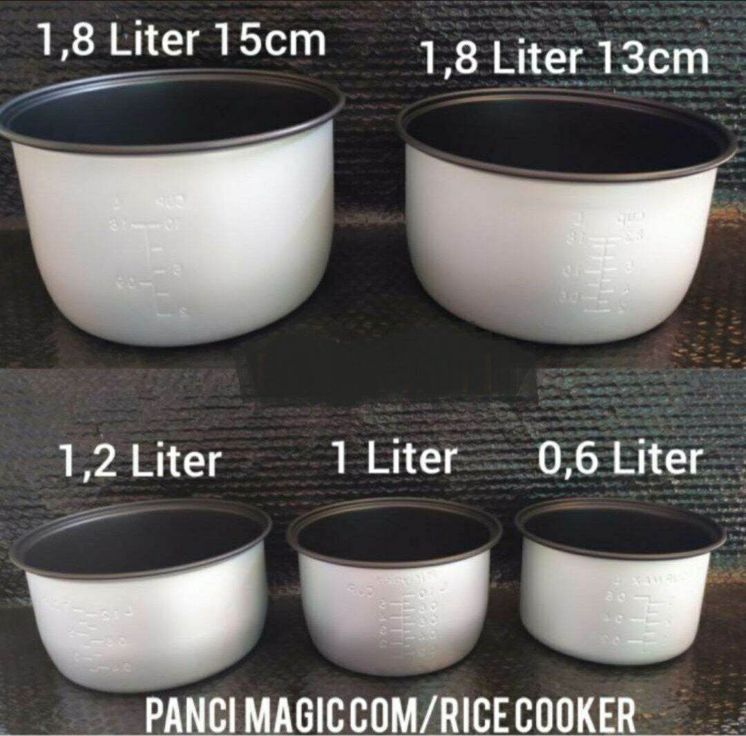 PANCI RICE COOKER MAGICOM MIYAKO,COSMOS 0.6/1/1,2/13/15 TEFLON | Lazada ...