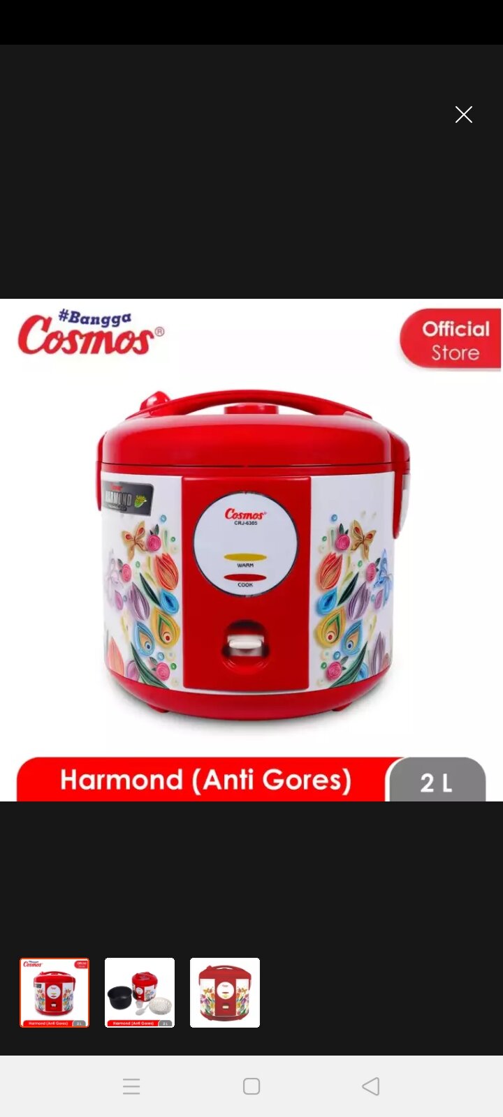 magicom merek cosmos murah meriah 1,8liter | Lazada Indonesia