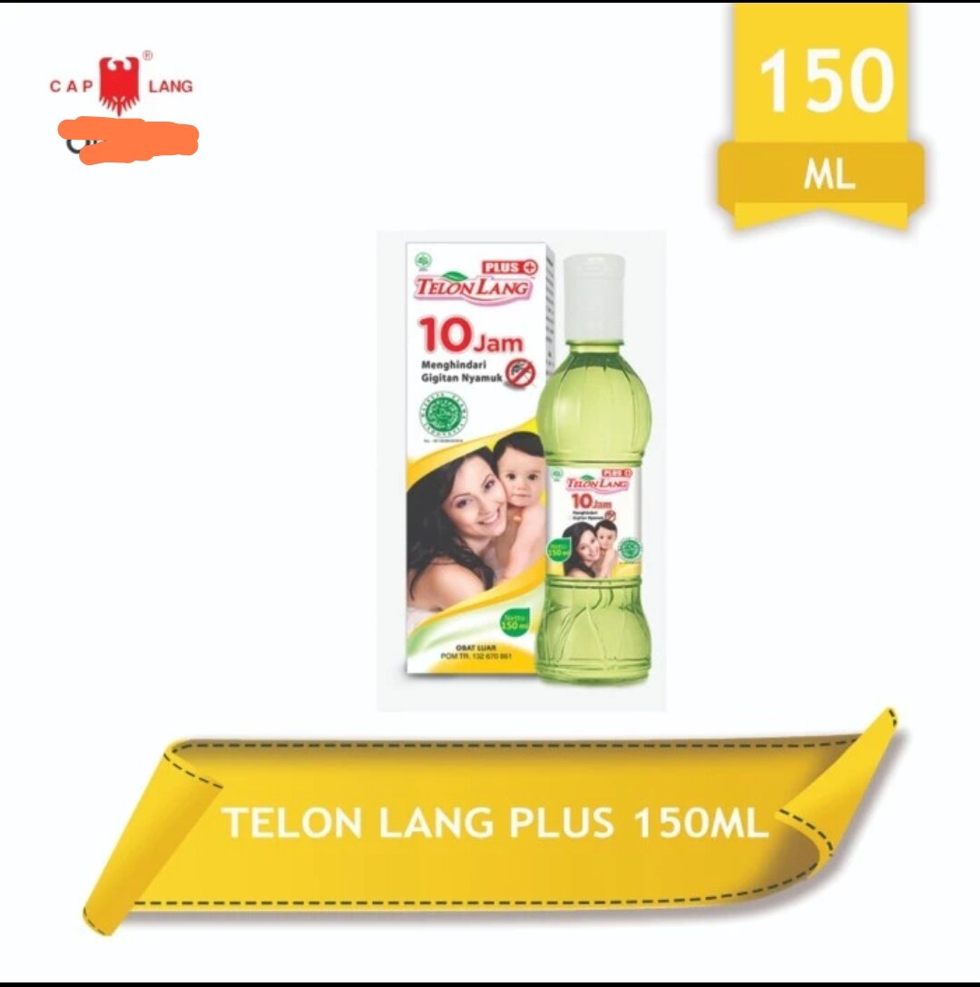 Cap Lang Telon Lang Plus 150ml - Caplang Minyak Telon Lang Plus 150ml ...