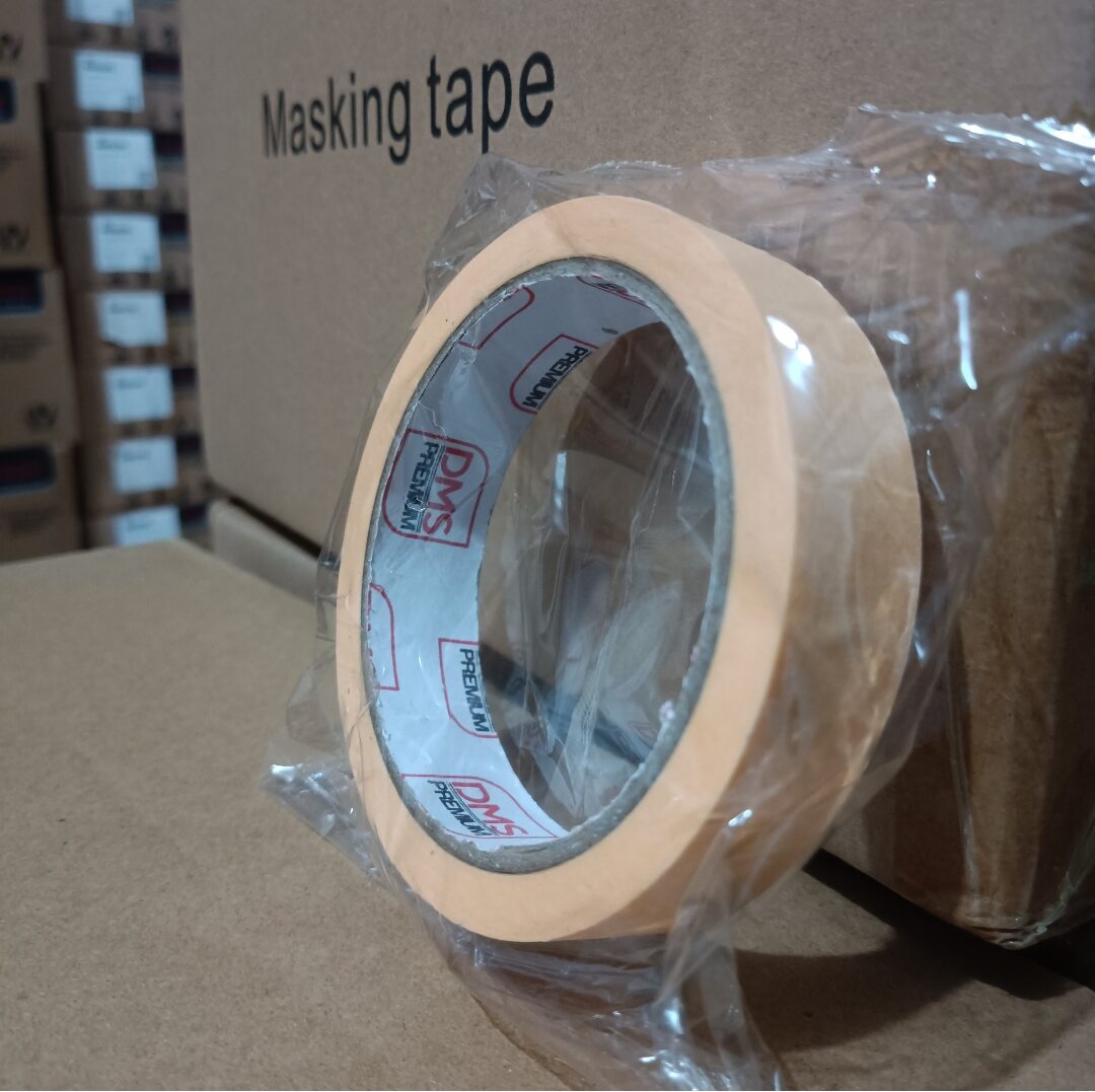 Kertas Lem / Masking tape kuning DMS Premium 1 inch | Lazada Indonesia