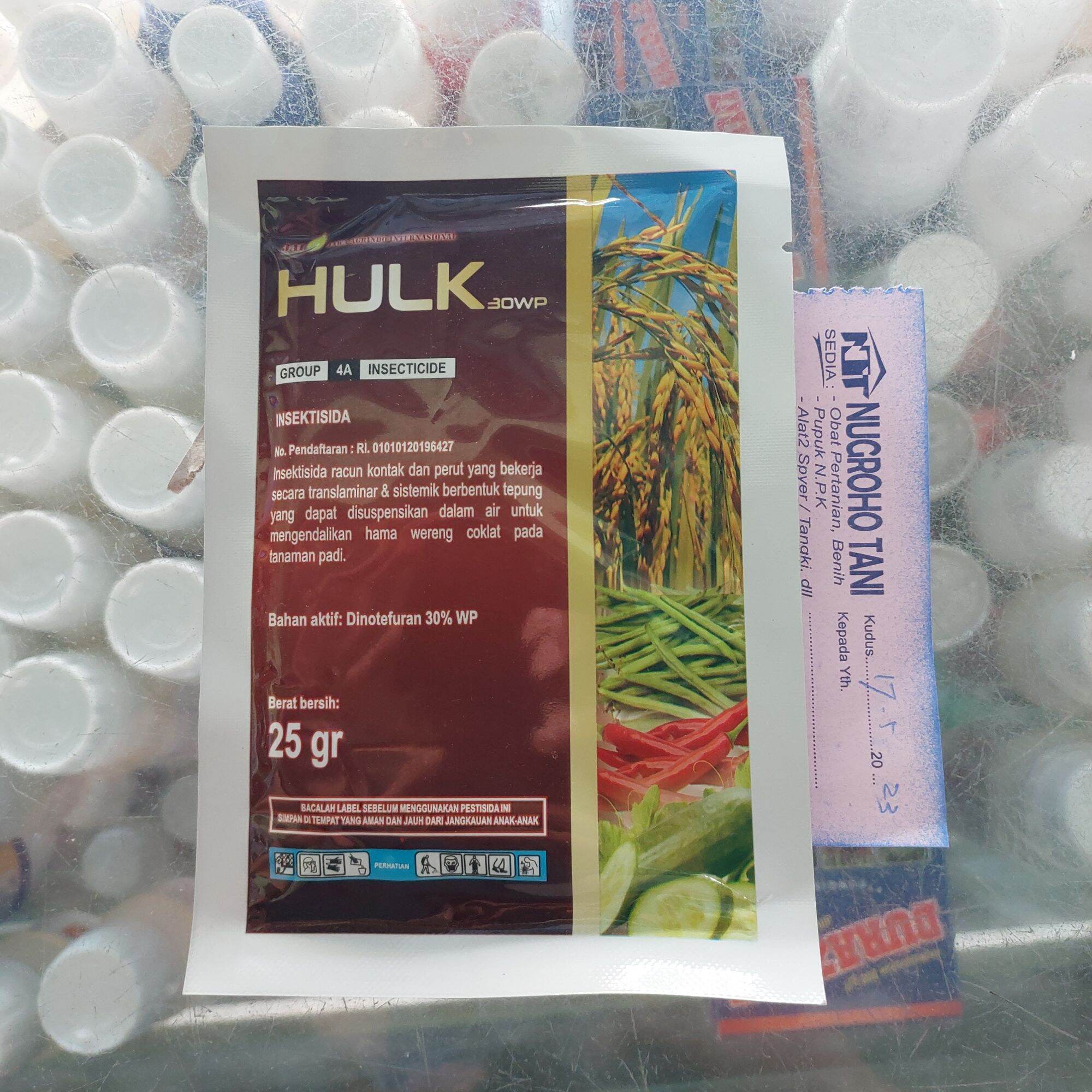 INSEKTISIDA HULK 30 WP 25 GRAM PENGENDALI WERENG DAN KAPER | Lazada ...