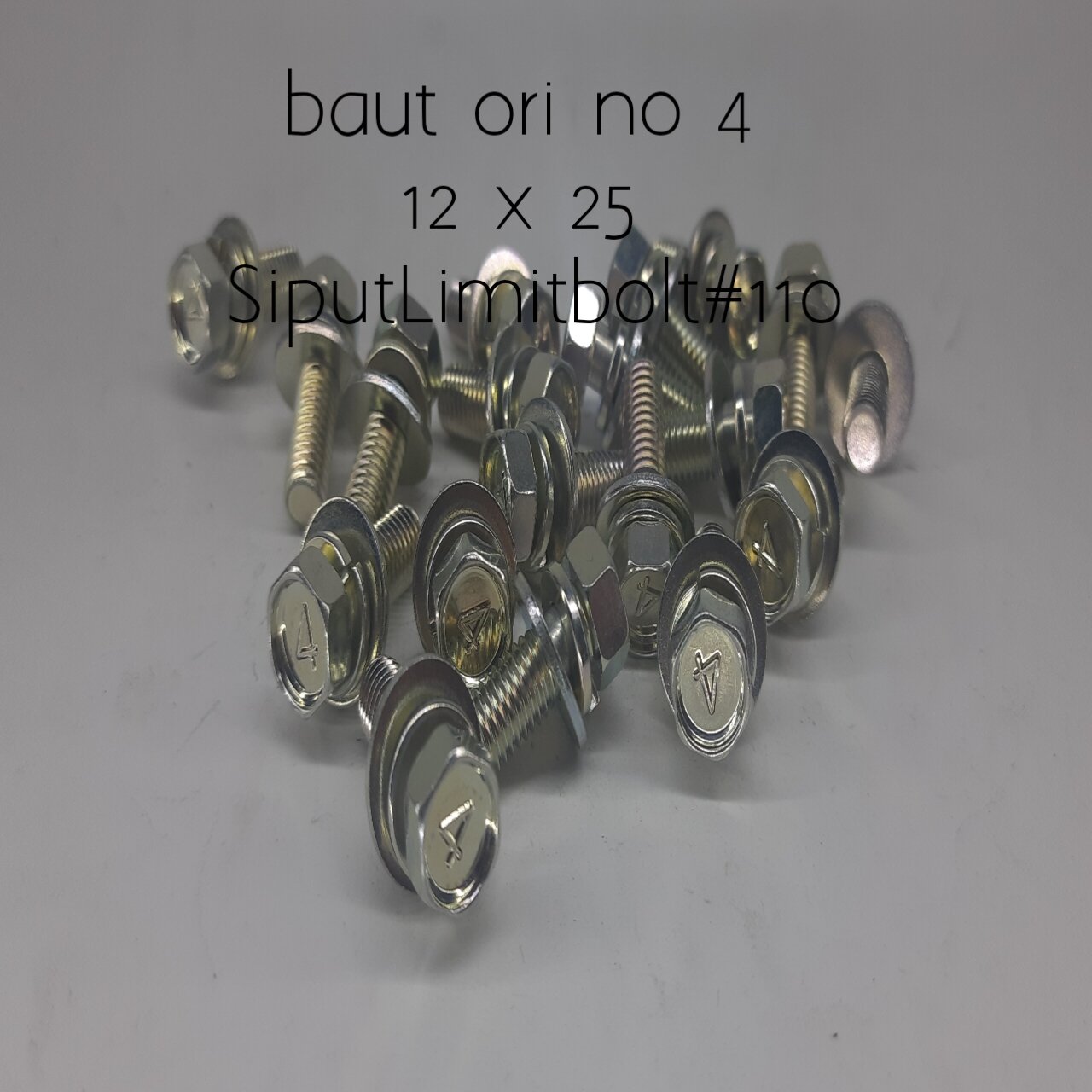 Baut ring paten plat per no 4 12 x 25 | Lazada Indonesia