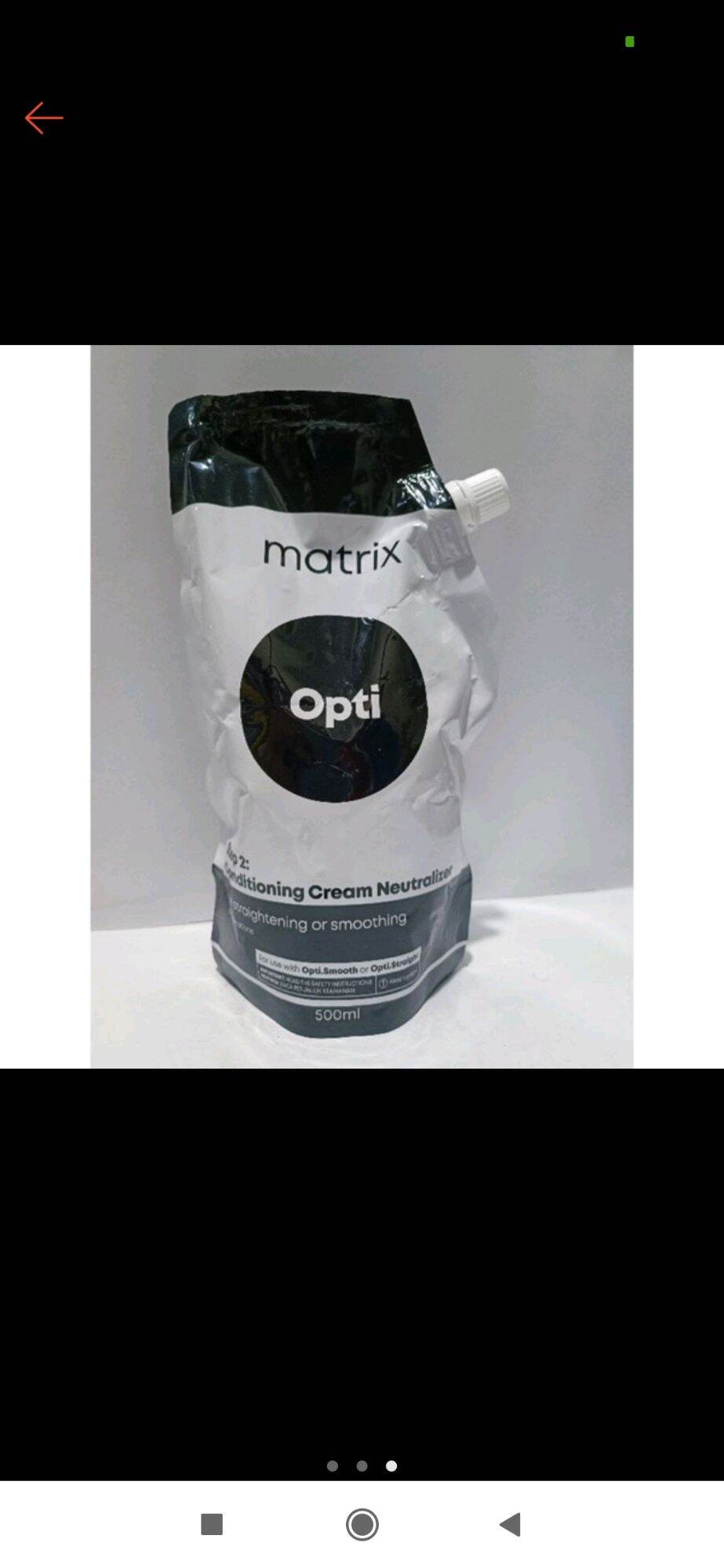 Matrix Conditioning Cream Neutralizer step 2 500 ml/menetralisir ...