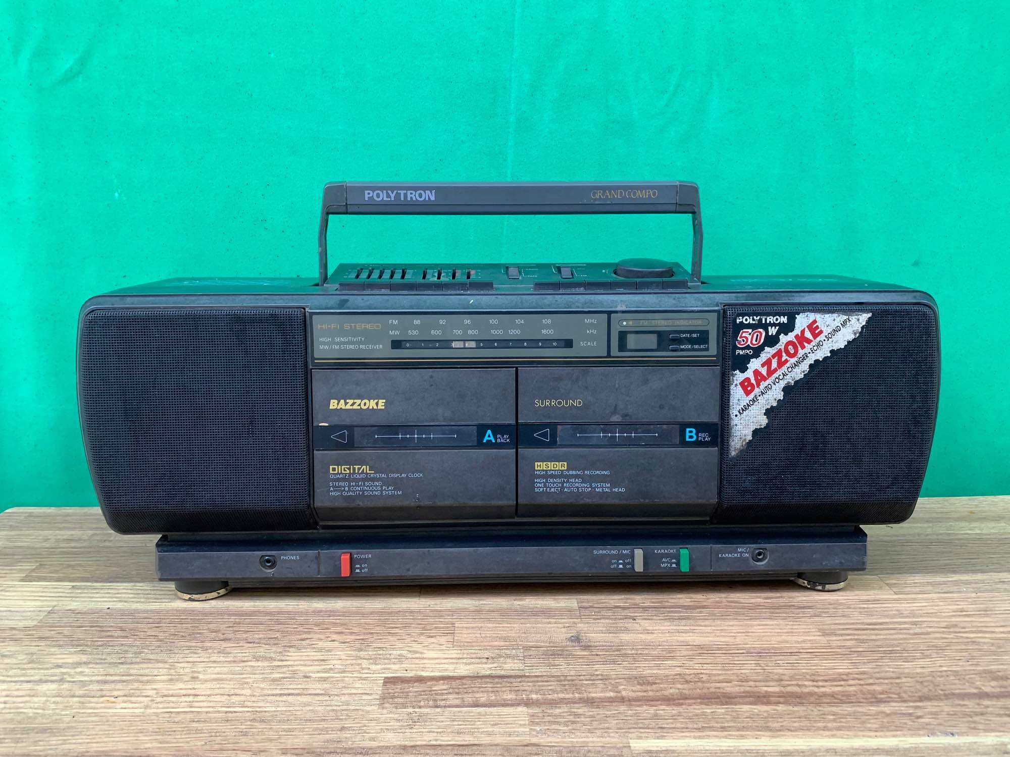 Radio polytron psc-37kvb tape B normal baca deskripsi dulu (bekas ...