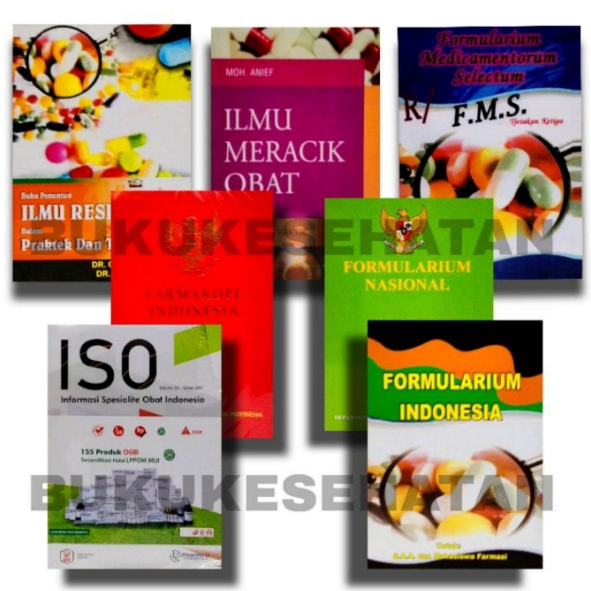 Paket 7 BUKU FARMASI, FI 3 , FORNAS , ISO, IMO, FMS, FOI, ILMU RESEP ...