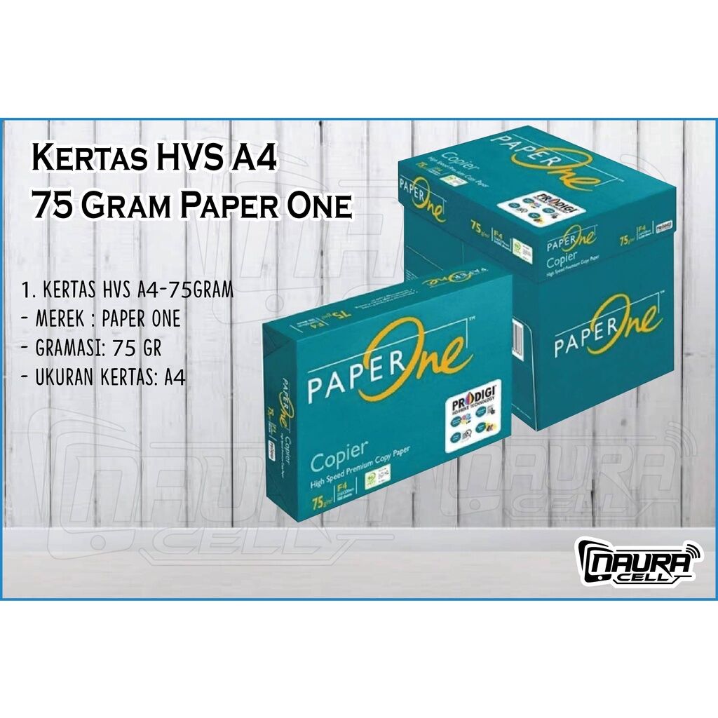 Kertas HVS A4 75 Gram Paper One | Lazada Indonesia