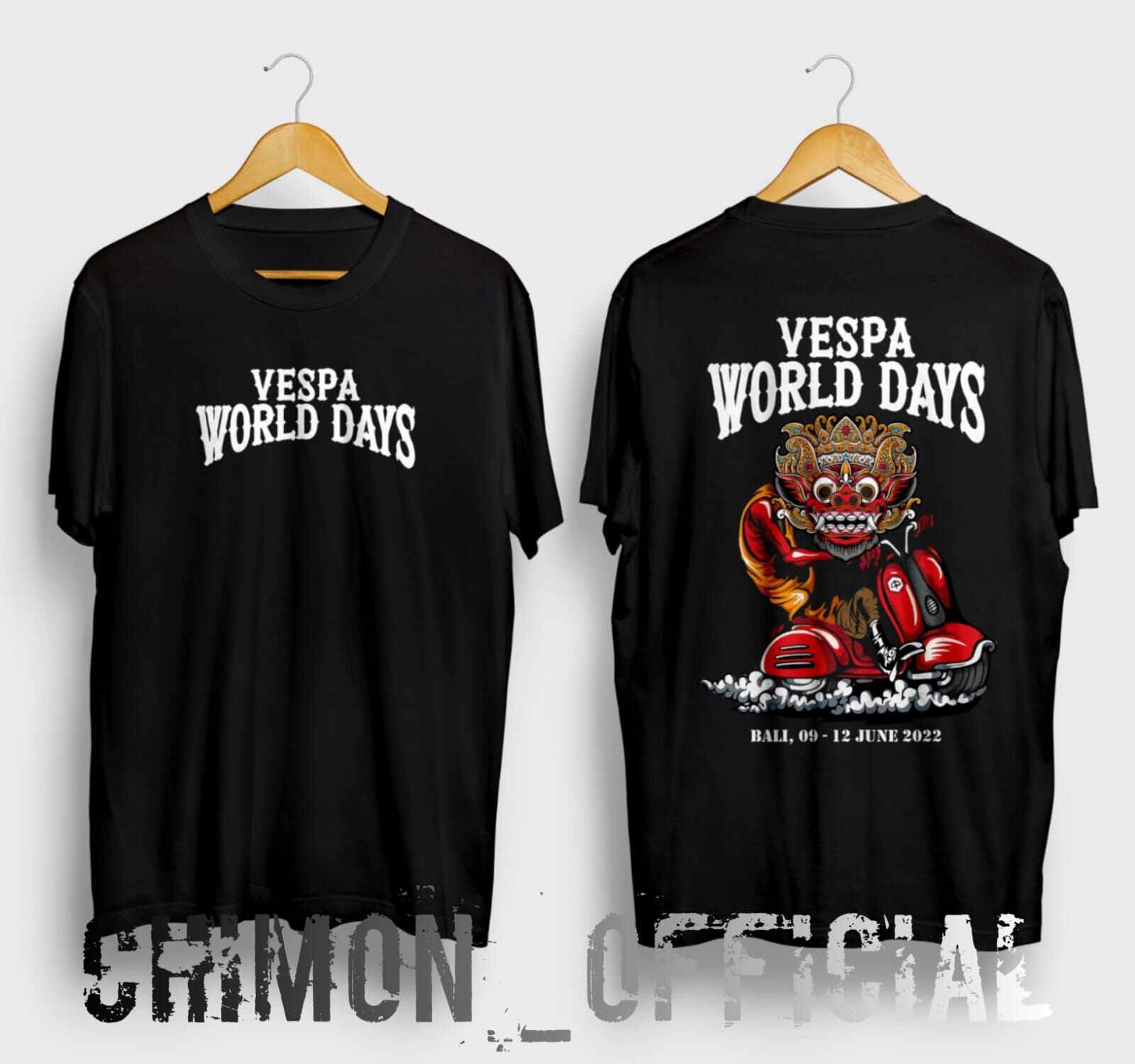 Kaos Vespa World Days Bali Merchandise | Lazada Indonesia